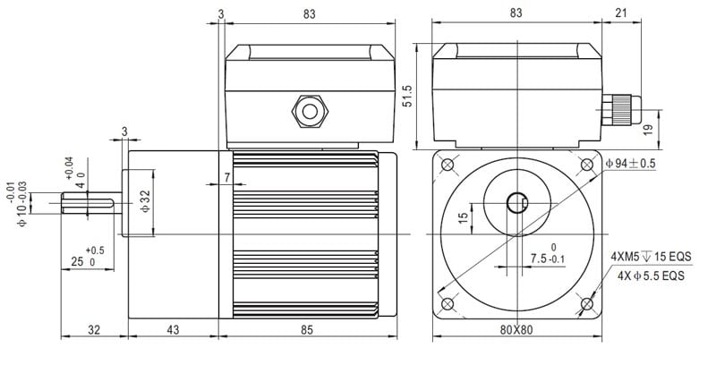 Motoreduktorius 25 W Variklis ir reduktorius Automatika24